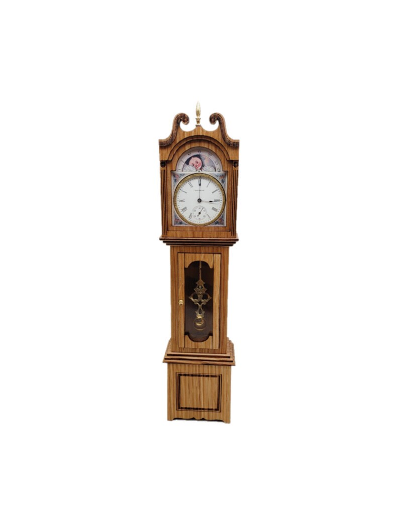 Dark Grandfather Clock Drawing