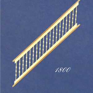 1:12 Scale Victorian Dollhouse Stair Railing - Etsy
