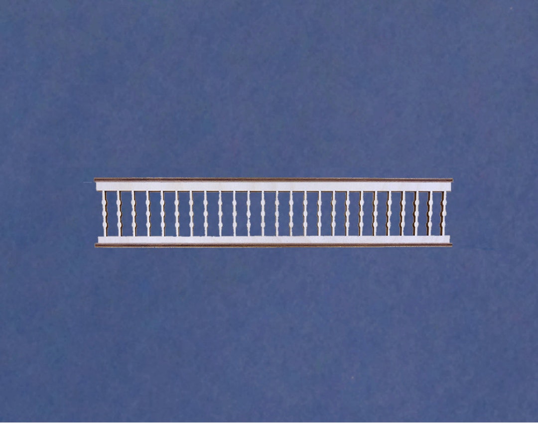 1:24 Scale Victorian Dollhouse Railing Kit - Etsy
