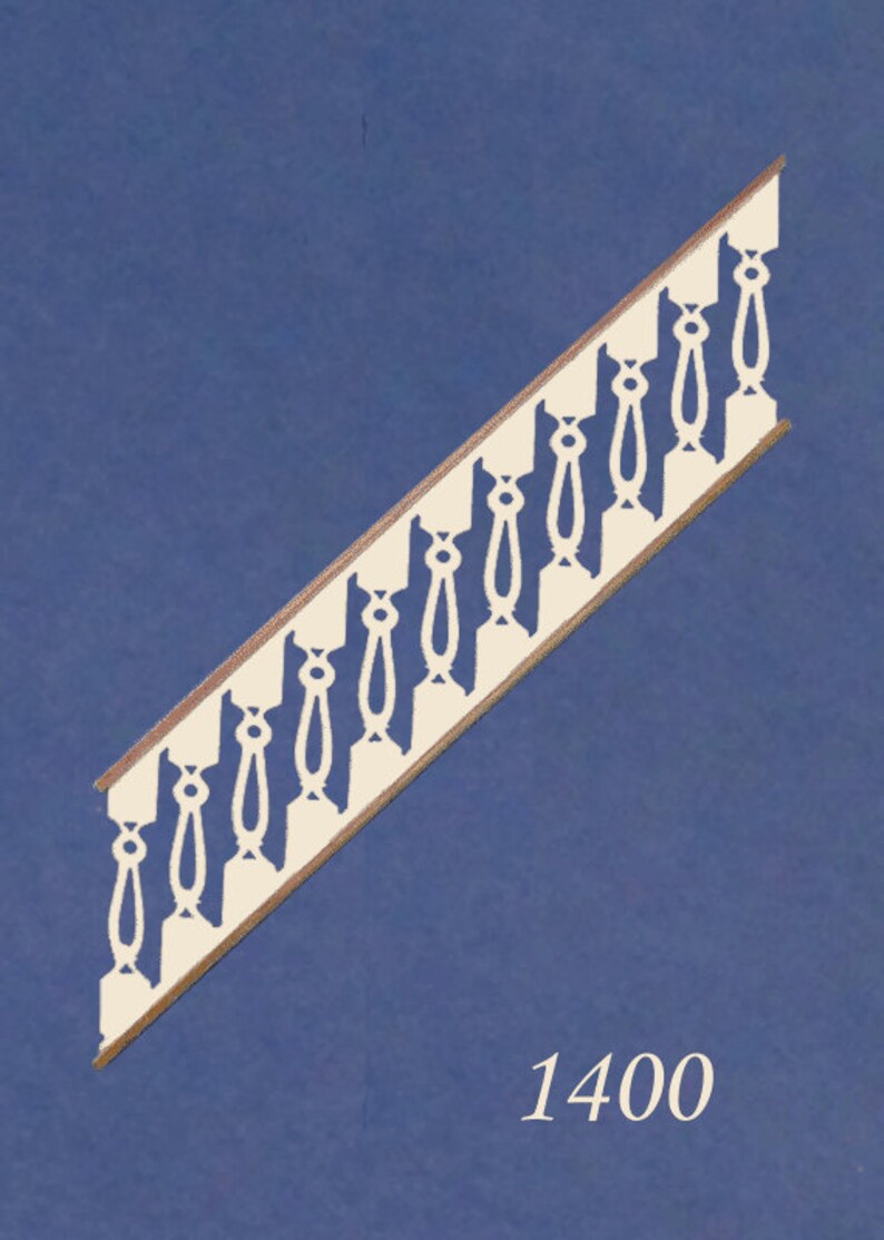 1:12 Scale Victorian Dollhouse Stair Railing - Etsy