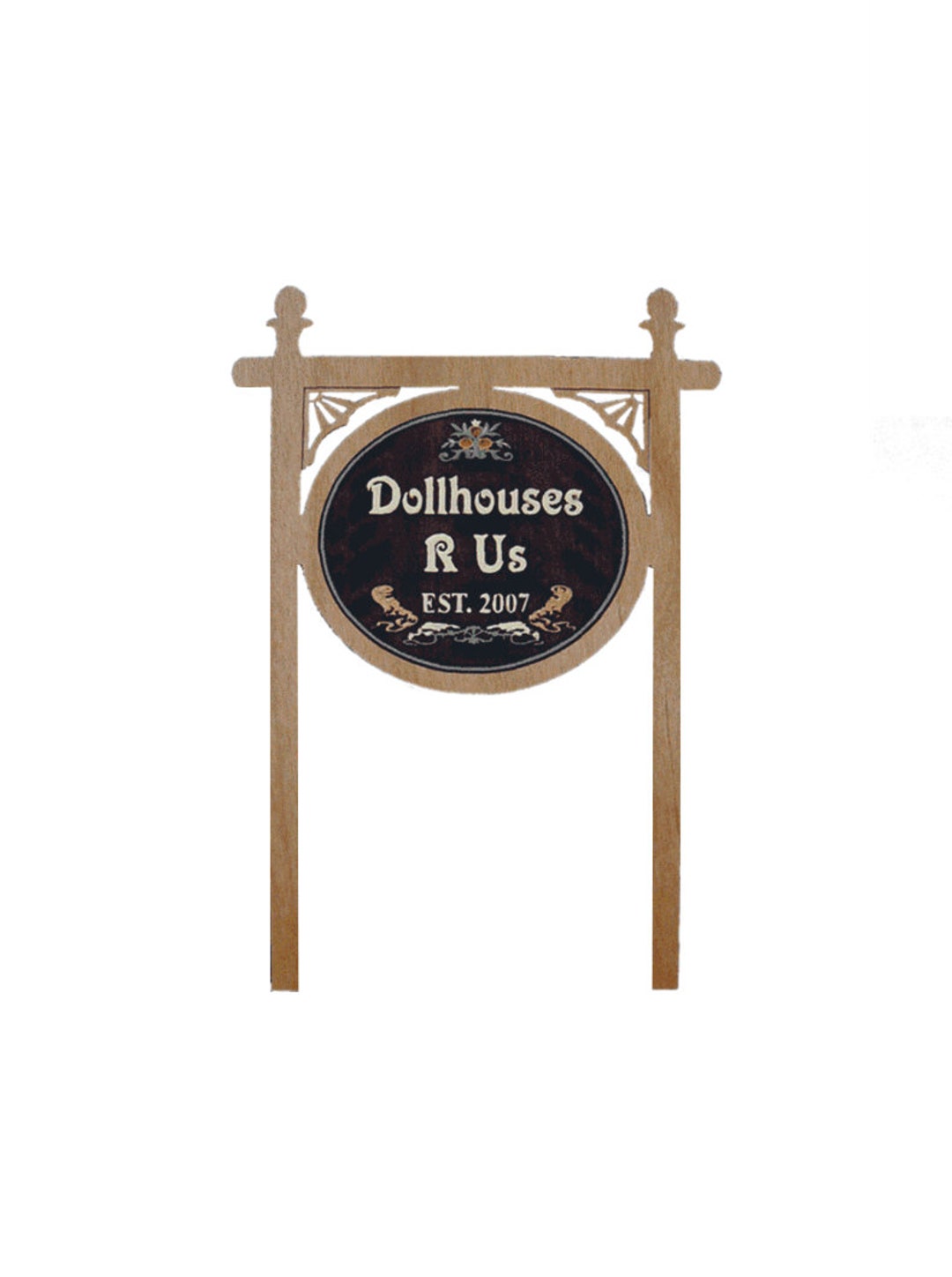 Custom 1:24 Scale Dollhouse Miniature Sign - Etsy