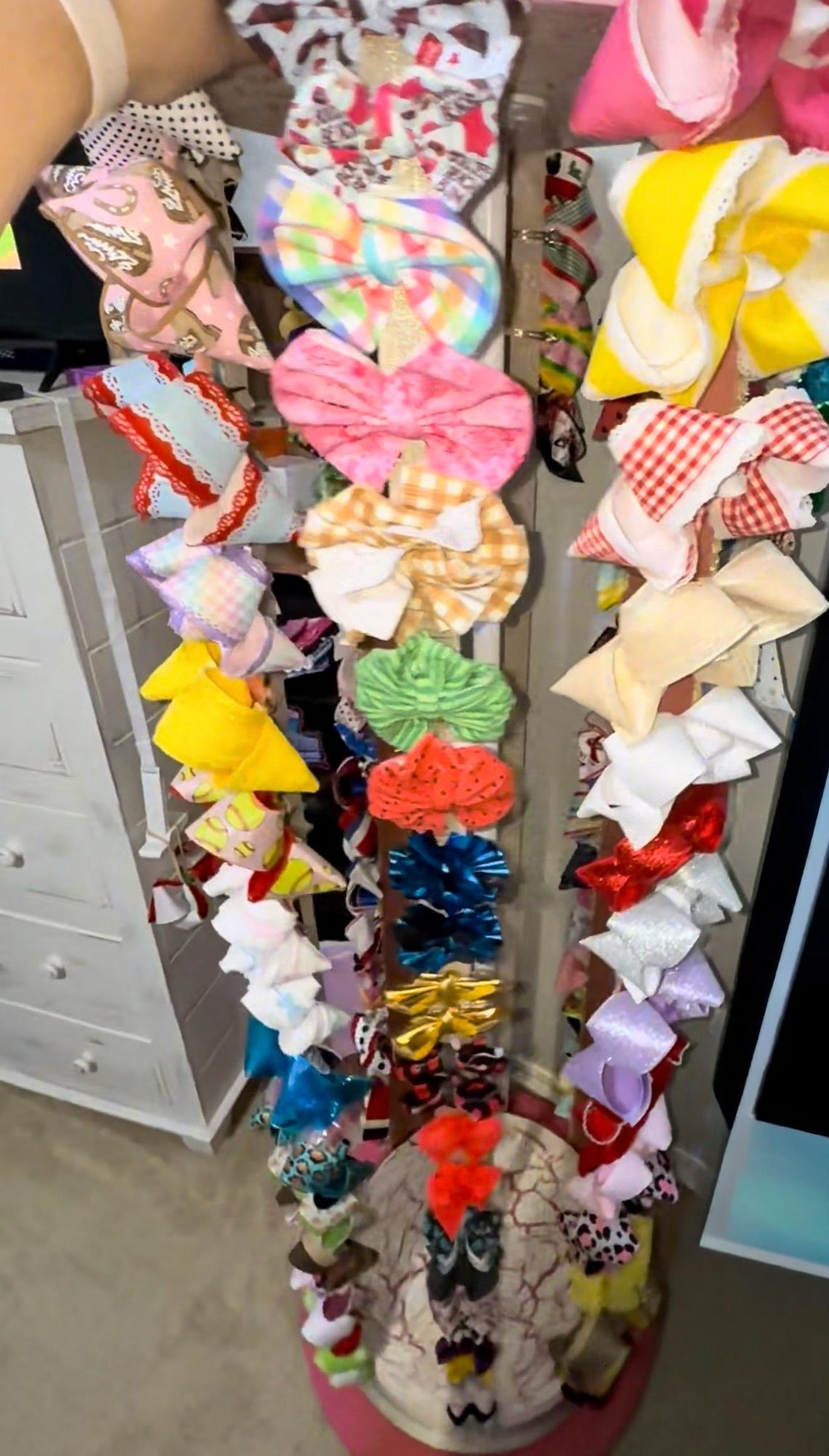Large Bow Carousel, Ribbon Organizer - Etsy