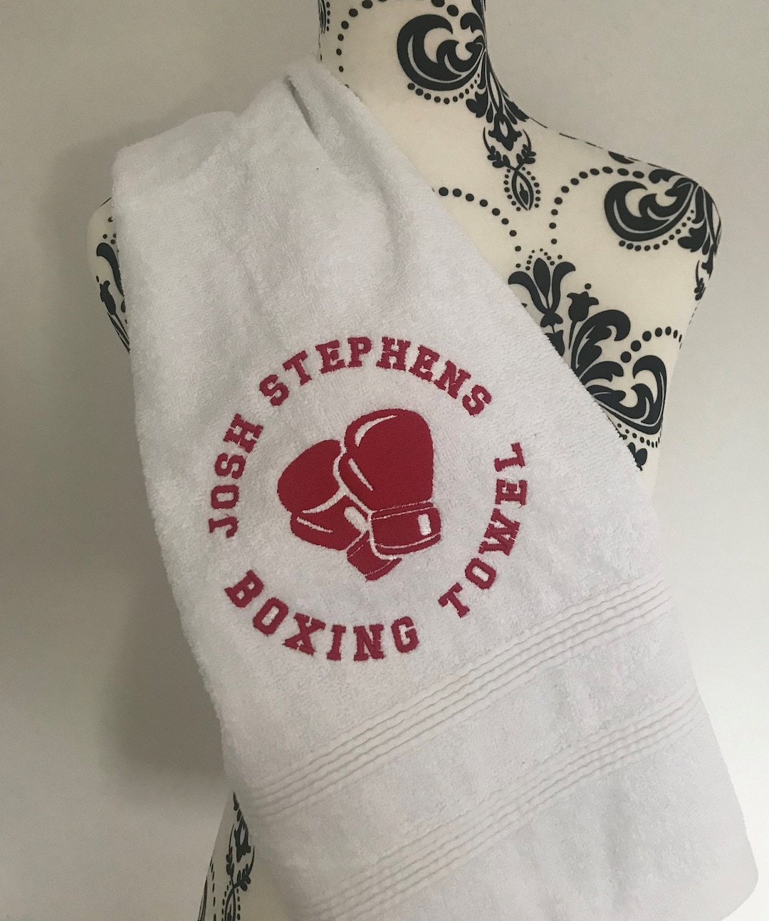 BOXING Towel Personalised Circle Face Cloth / Hand Towel / - Etsy UK