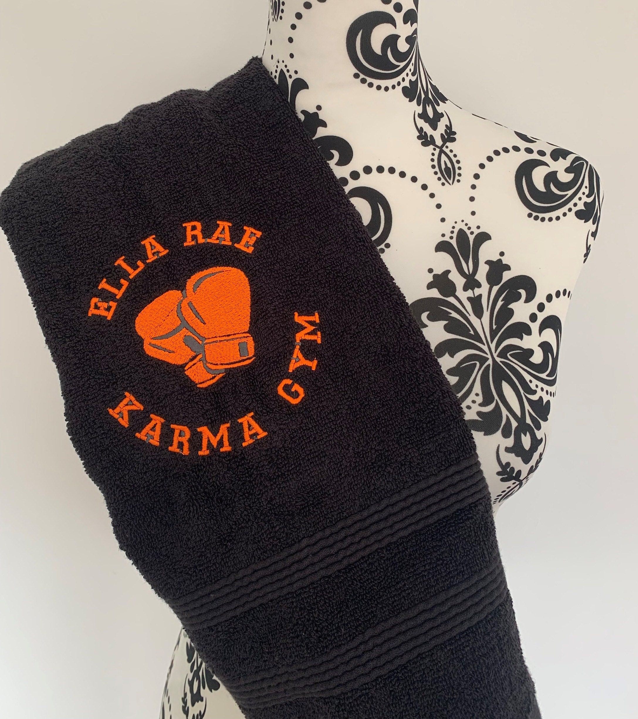 BOXING Towel Personalised Circle Face Cloth / Hand Towel / - Etsy UK