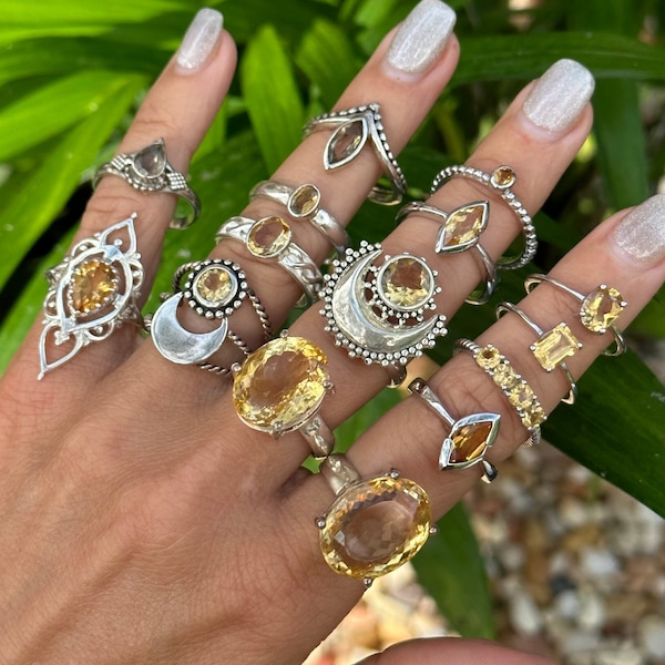 Citrine Ring - Etsy