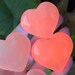 UV Reactive Pink Pakistani Calcite Heart, Pink Calcite, Calcite ...