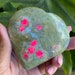 UV Reactive Pink Pakistani Calcite Heart, Pink Calcite, Calcite ...