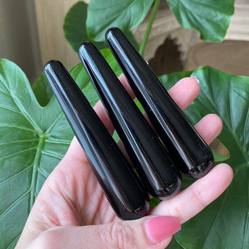 Obsidian Wand - Etsy