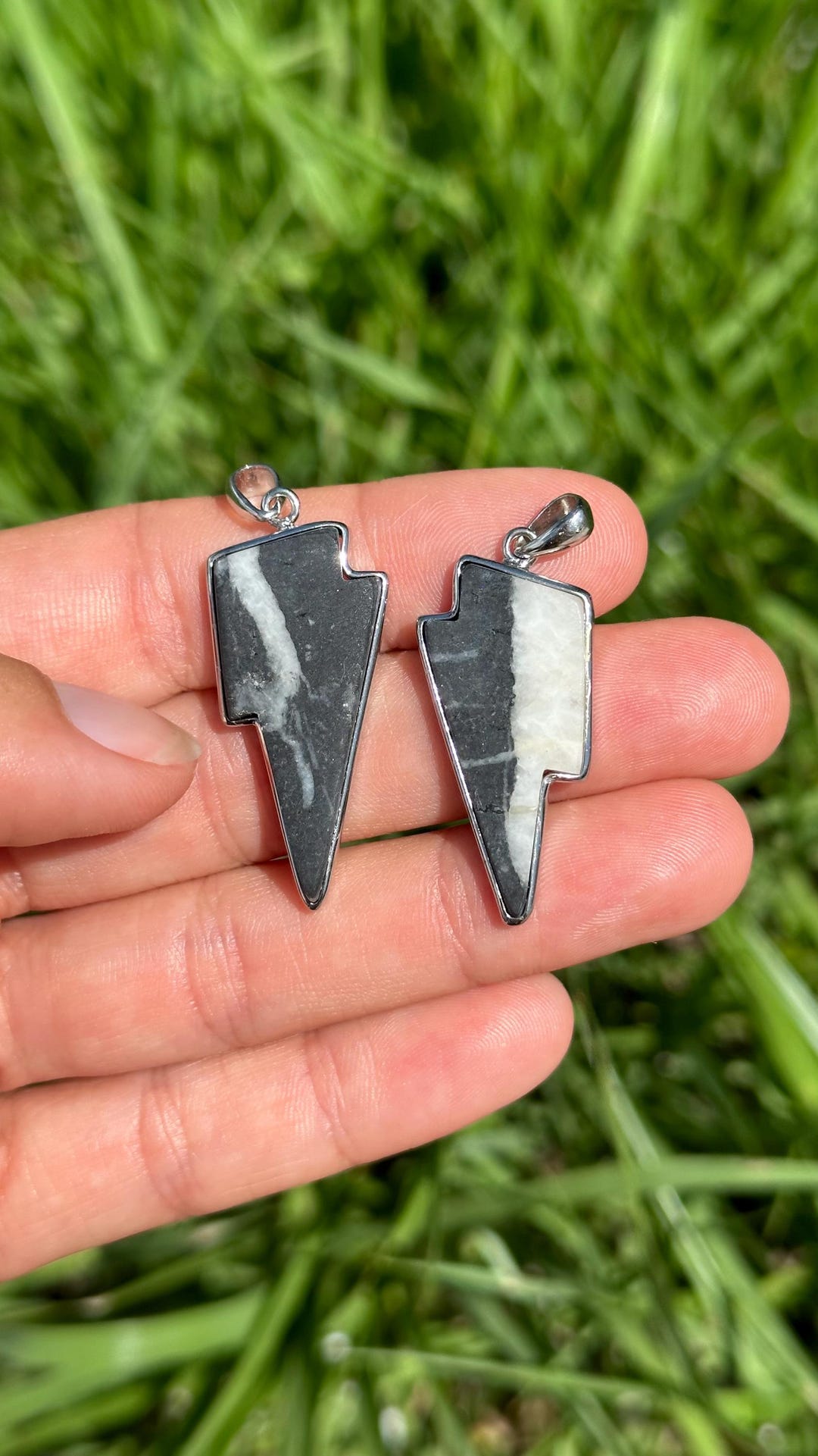 Buffalo Turquoise Lightning Bolt Pendant, White Buffalo Turquoise ...