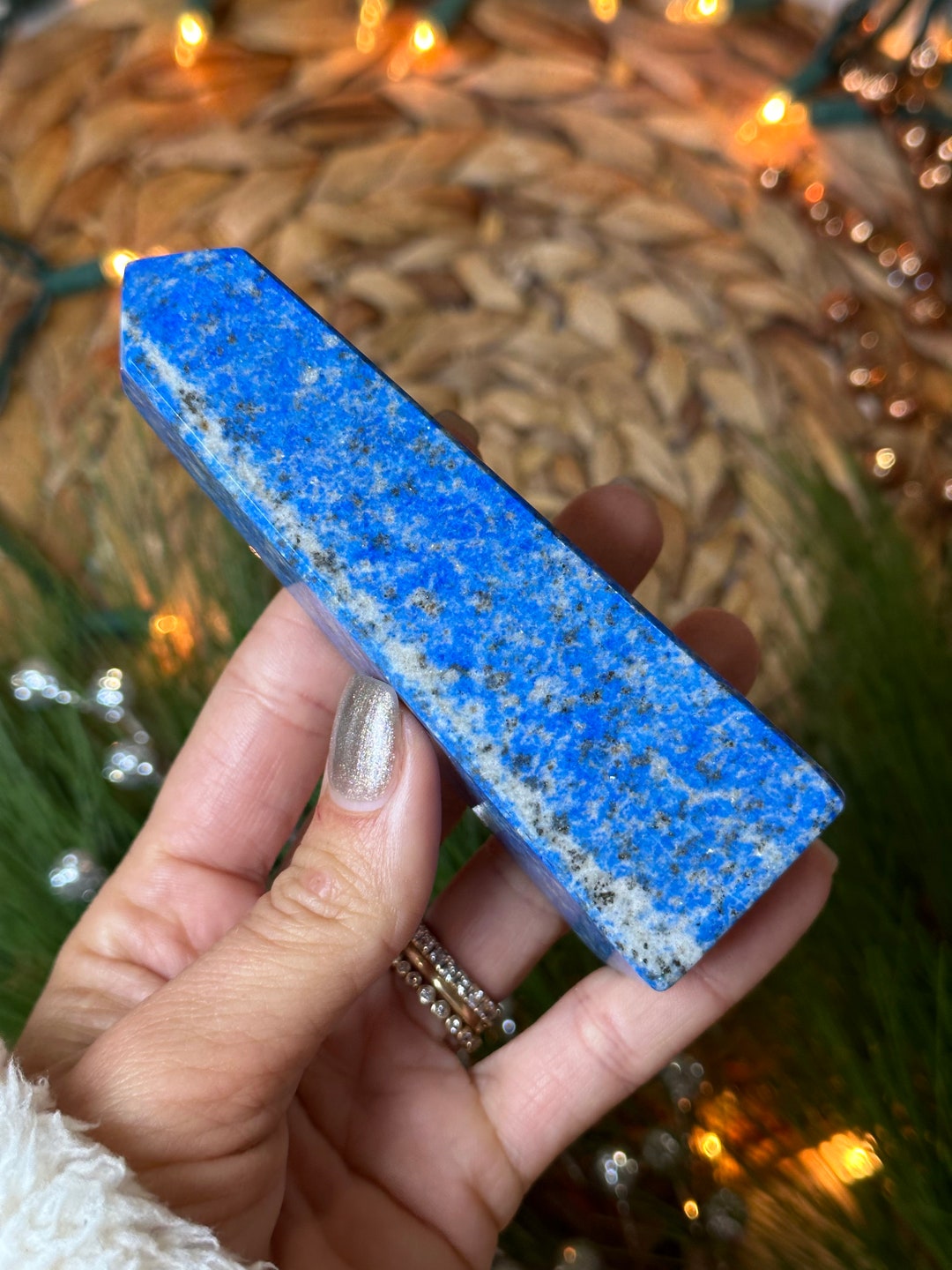 Lapis Lazuli Tower AAA Blue Crystal Tower Crystal Tower - Etsy