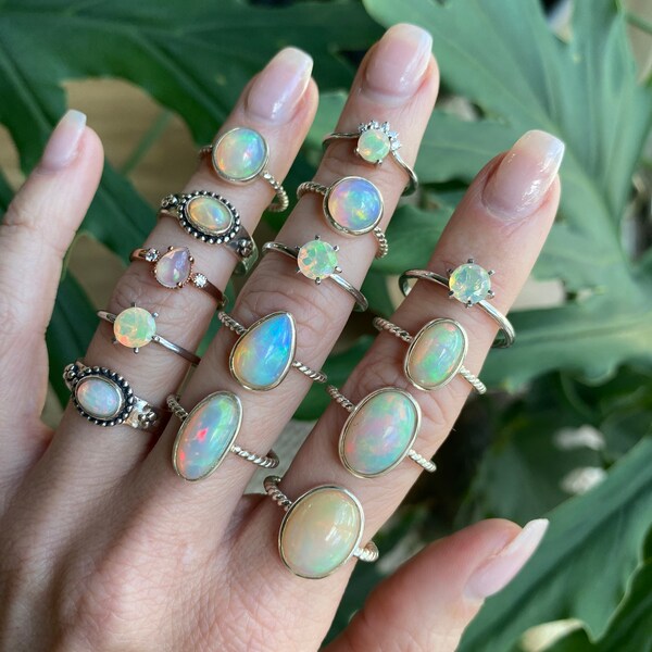 Ethiopian Opal Ring - Etsy