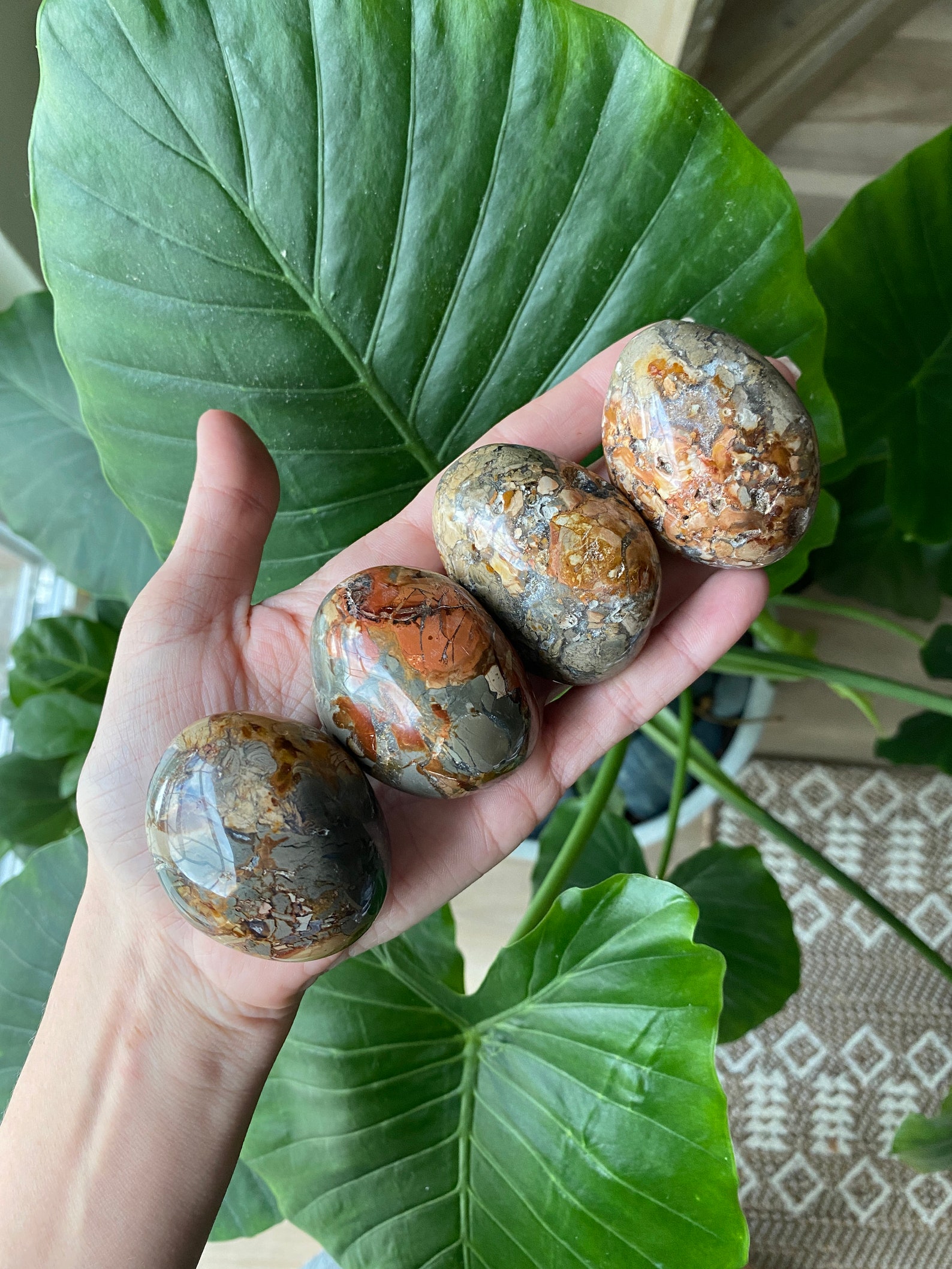 Ibis Jasper Palmstone Ibis Jasper Stone Ibis Jasper Pebble - Etsy