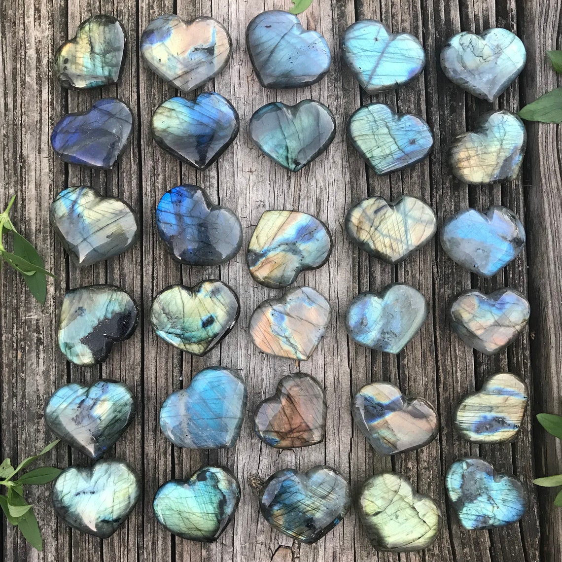 Labradorite Heart Labradorite Heart Protection Stone - Etsy
