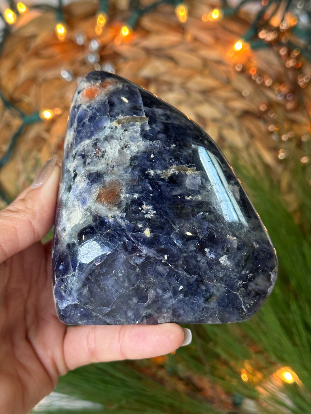 Rare Sunstone in Iolite Free Form Bloodshot Iolite - Etsy