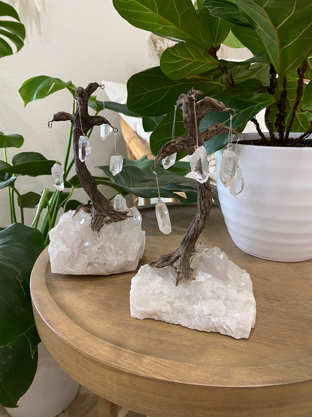 Quartz Crystal Tree Crystal Desk Tree Quartz Home Office - Etsy
