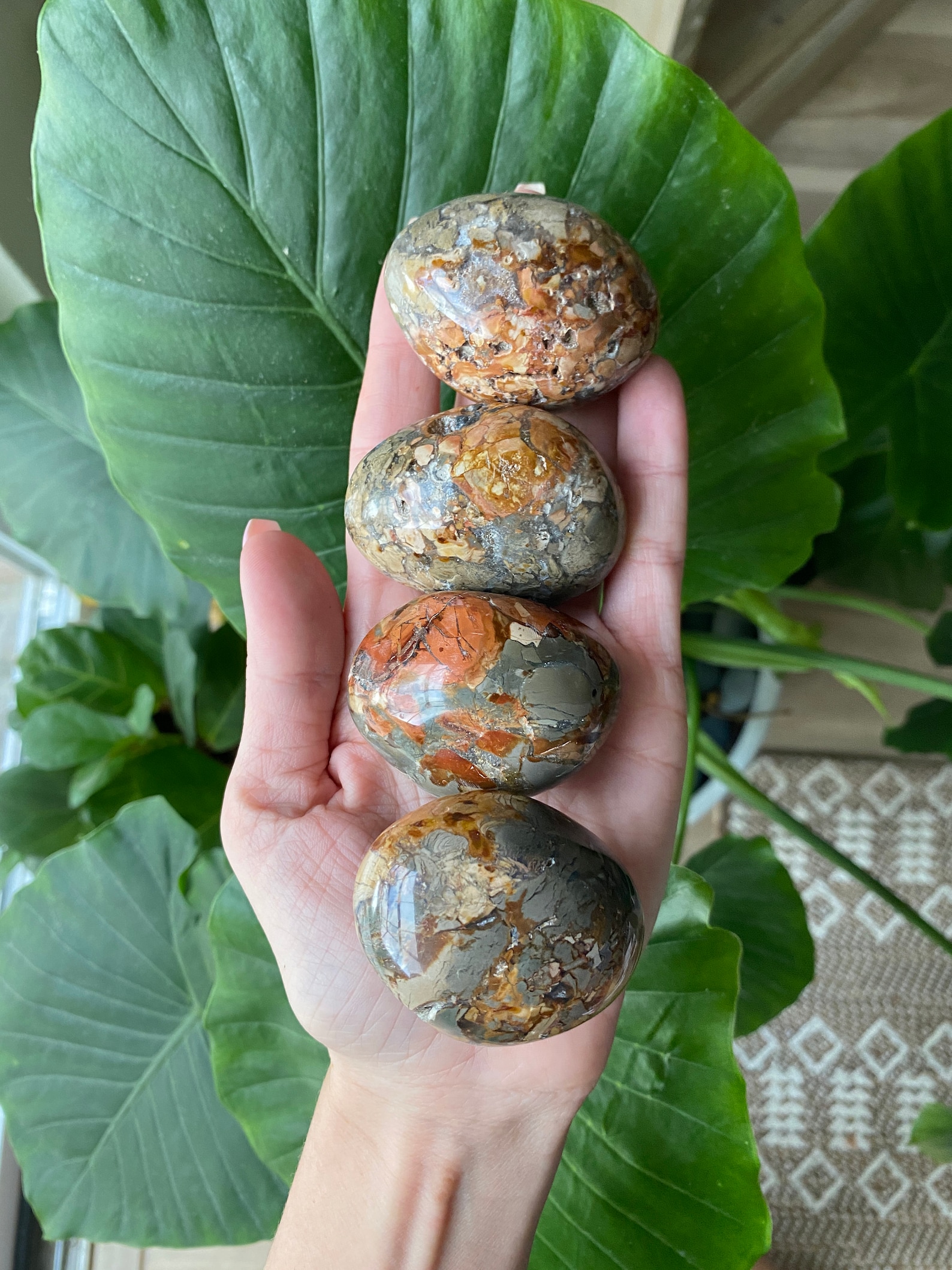 Ibis Jasper Palmstone Ibis Jasper Stone Ibis Jasper Pebble - Etsy