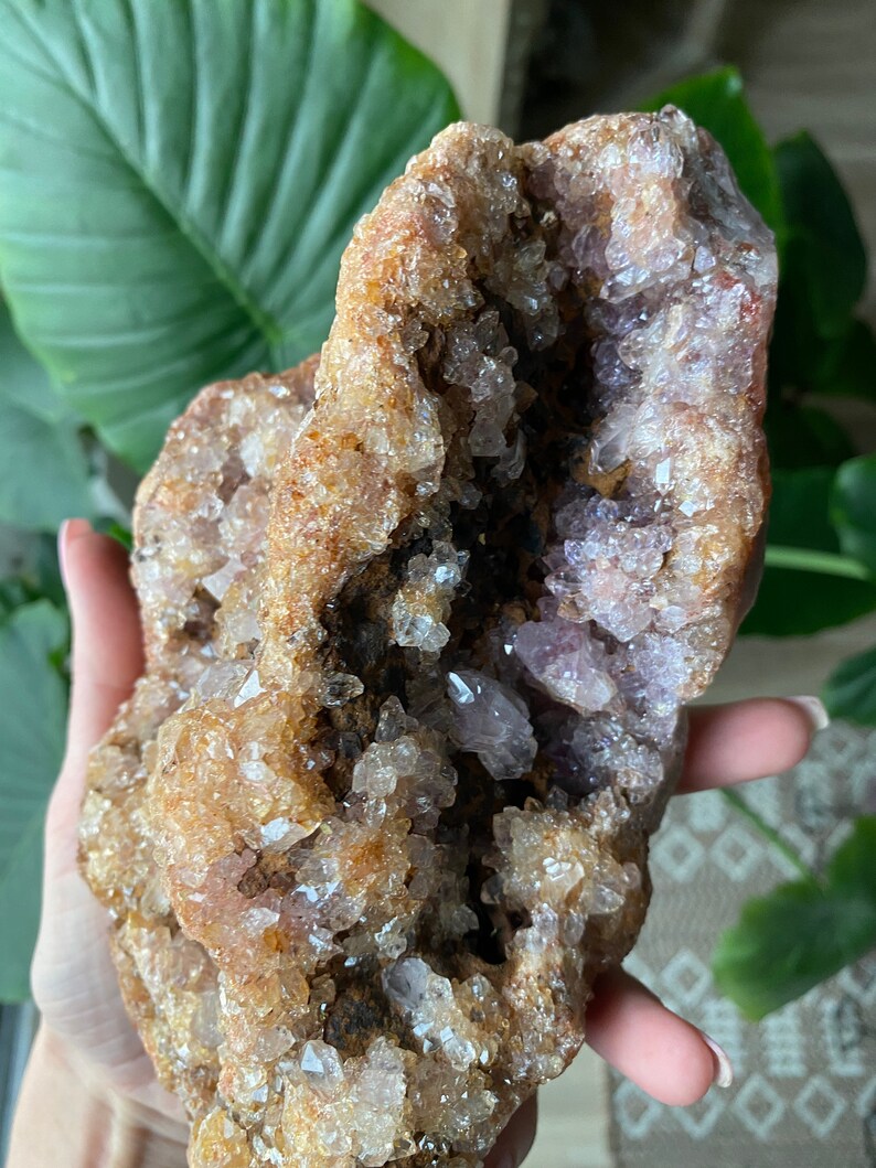 Pink Amethyst on a Stand Pink Amethyst Slab - Etsy
