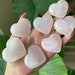 UV Reactive Pink Pakistani Calcite Heart, Pink Calcite, Calcite ...