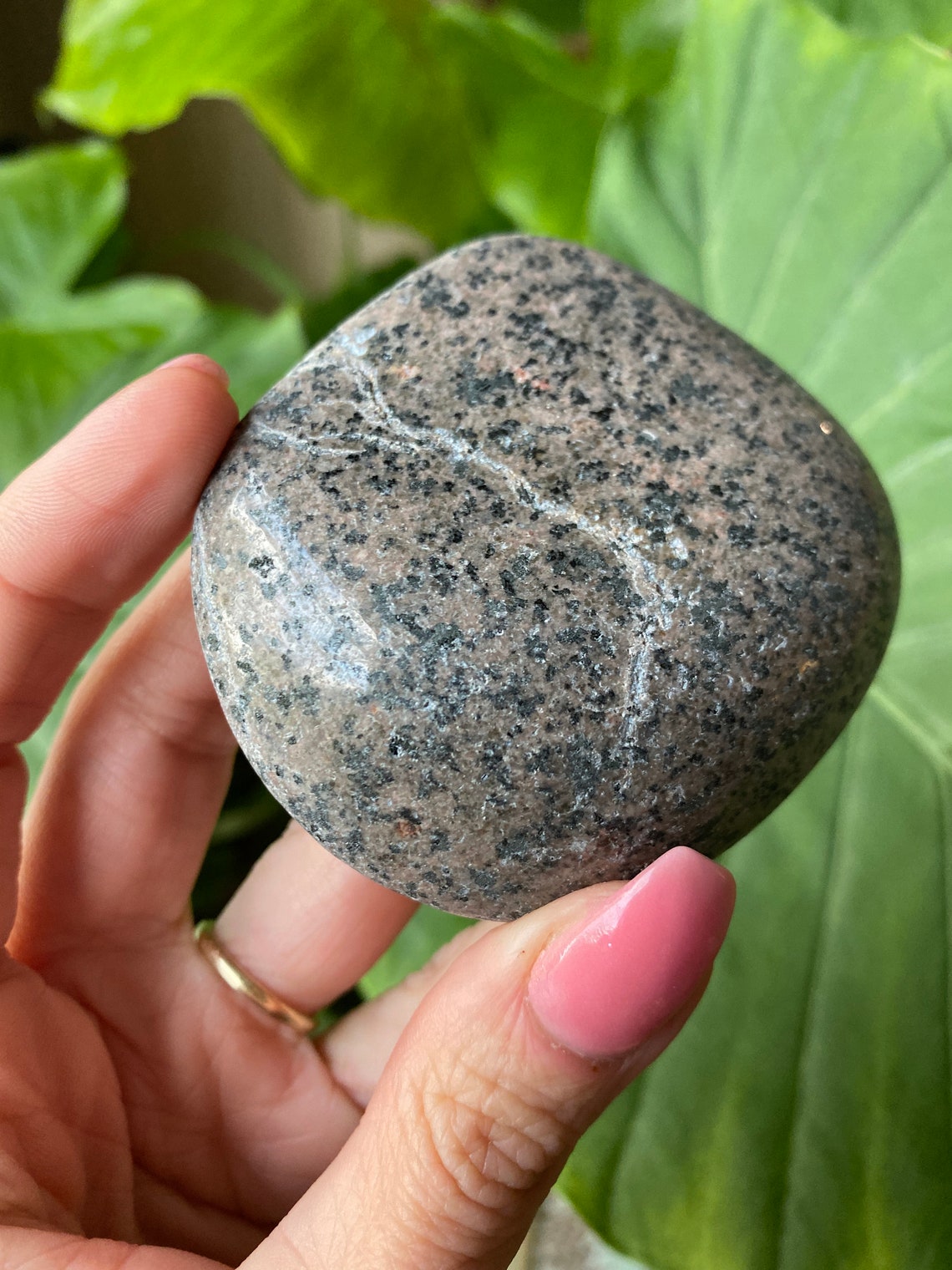 Yooperlite Palm Stone Emberlite Glowing Yooperlite Stone - Etsy