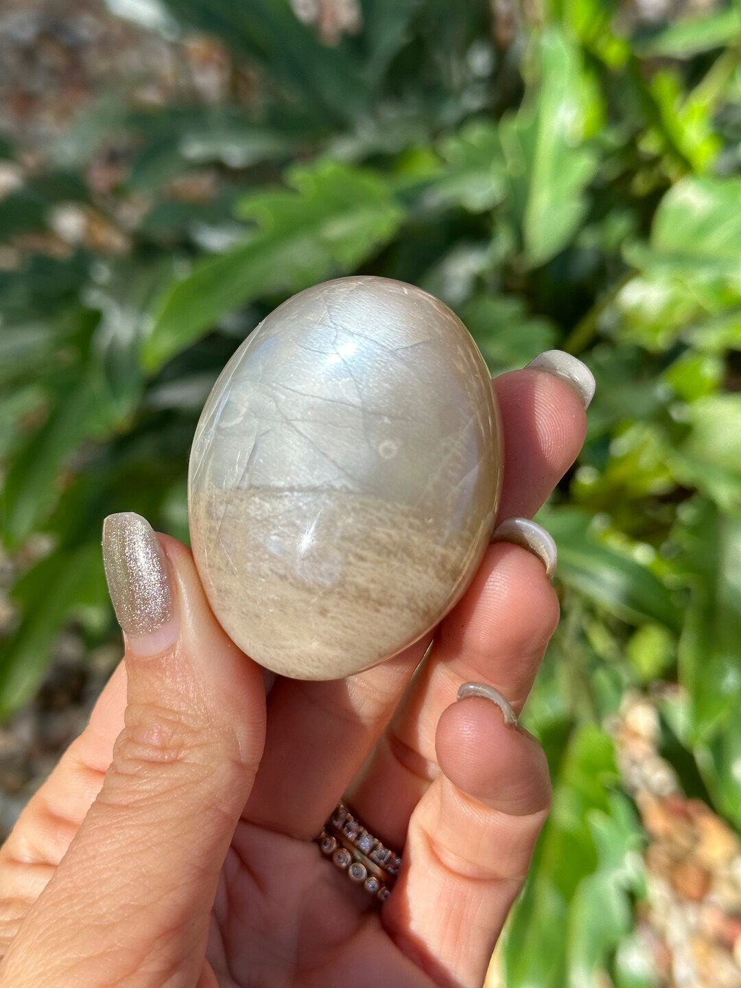 Pierre de palmier pêche, pierre de lune, énergie féminine - Etsy France