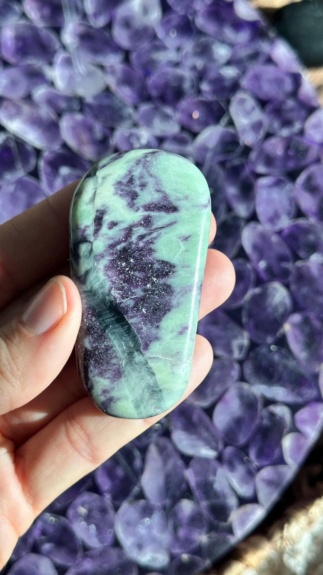 Kammererite Palm Stone - Etsy