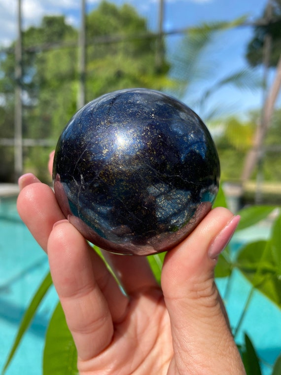 Covellite Sphere Covelite Coveline Covaline Covalite | Etsy