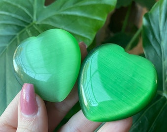 Green Cats Eye Crystal - Etsy
