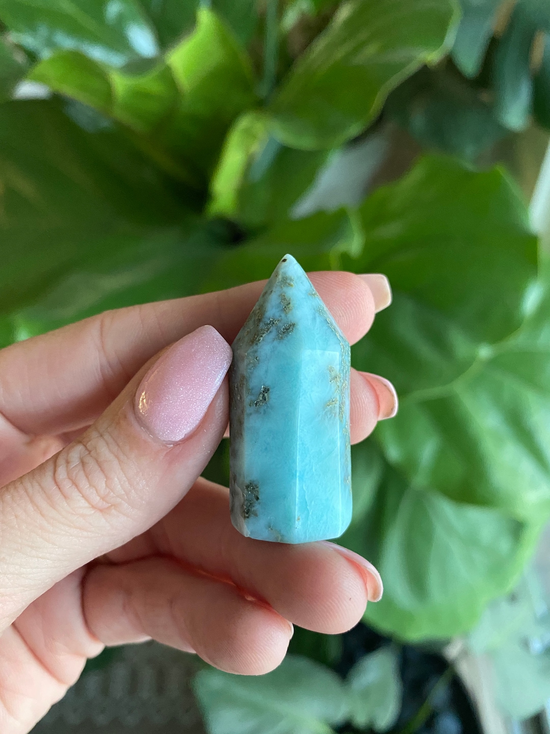 Larimar Tower Larimar Fossil Minerals - Etsy