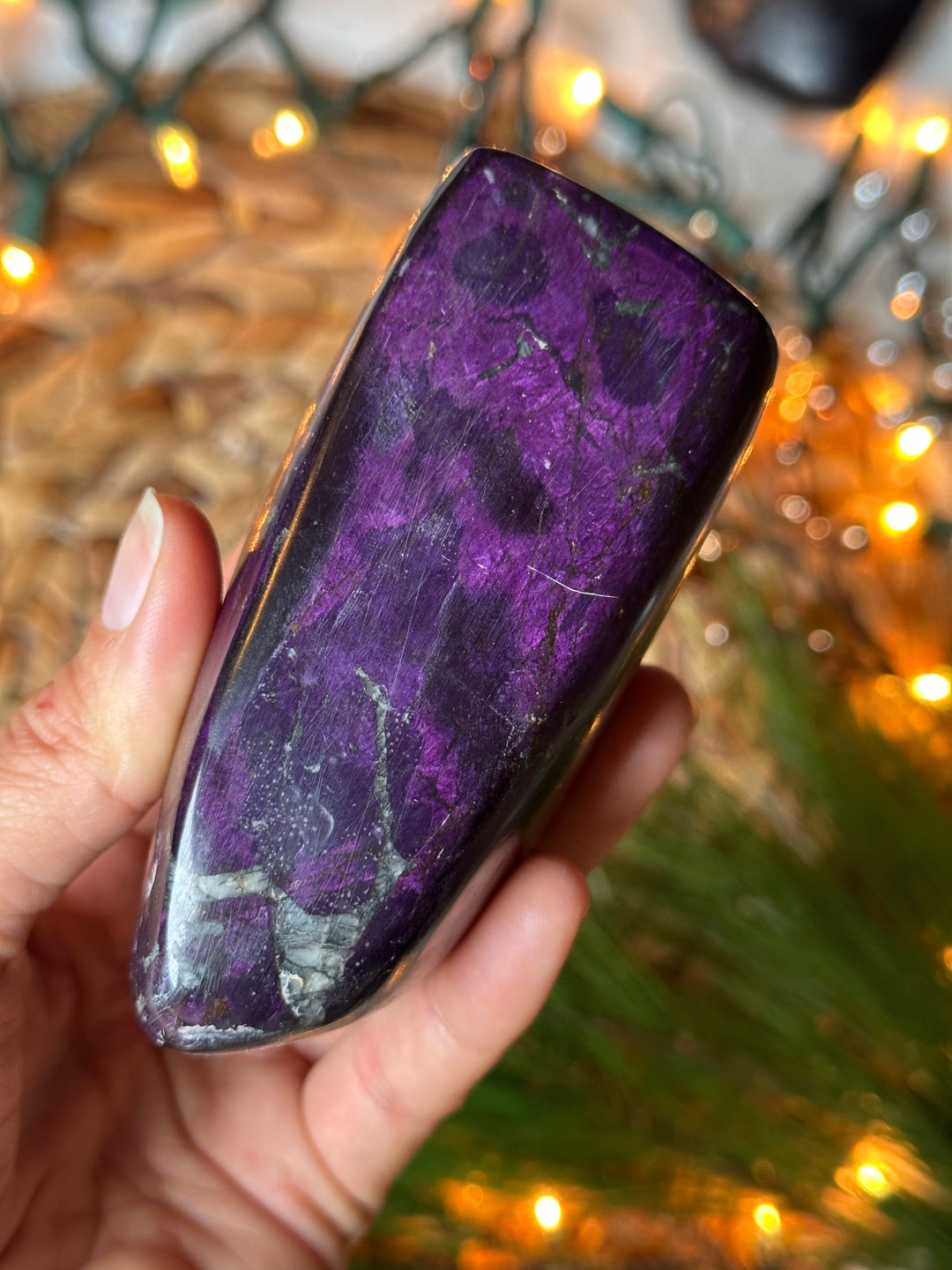 Amazing Polished Purpurite Stone - Etsy