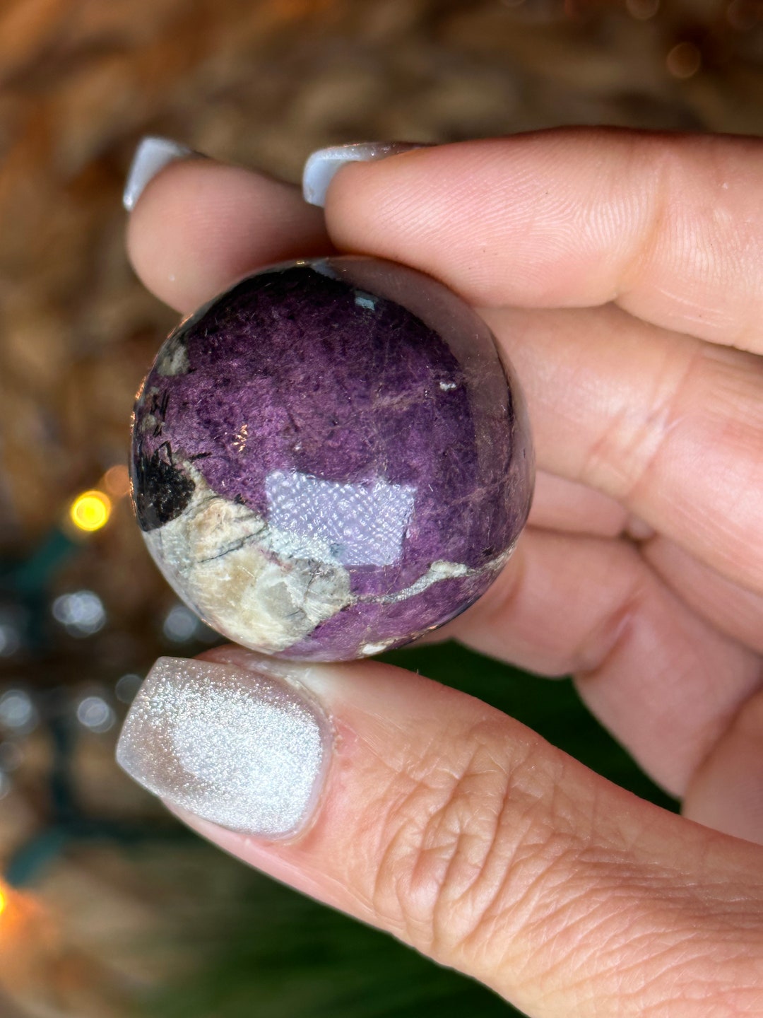 Purpurite Sphere - Etsy