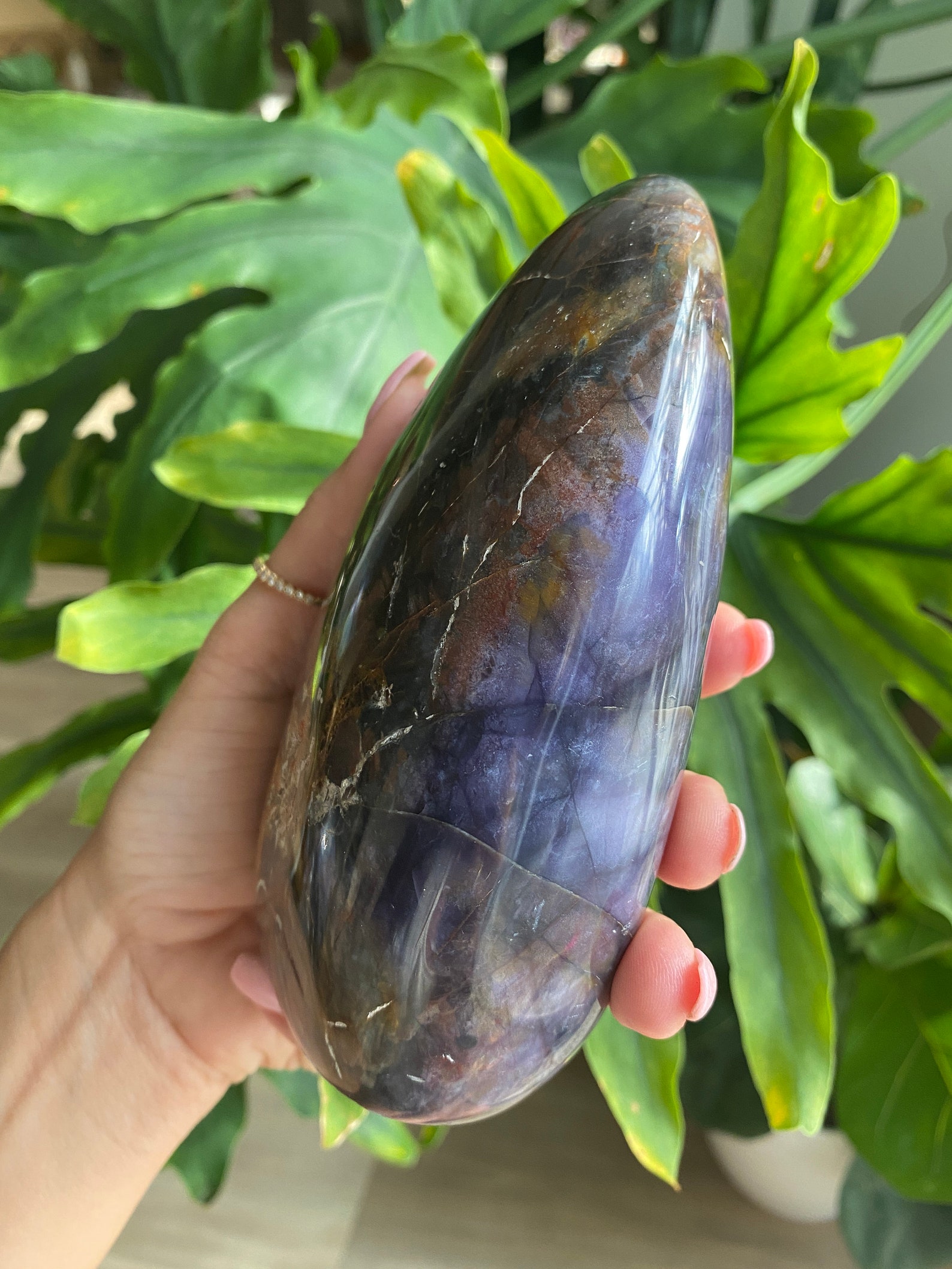 Violet Agate Free Form Standing Free Form Healing Stone - Etsy