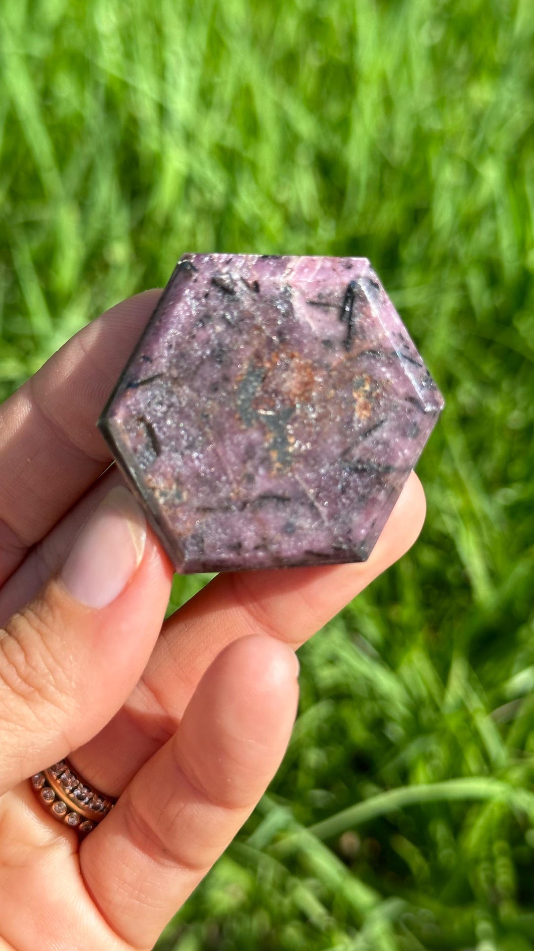 Ruby Hexagon, Hexagonal Ruby From India - Etsy