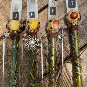 Quartz Wand, Magic Wand, Faerie Wand, Crystal Healing Wand - Etsy