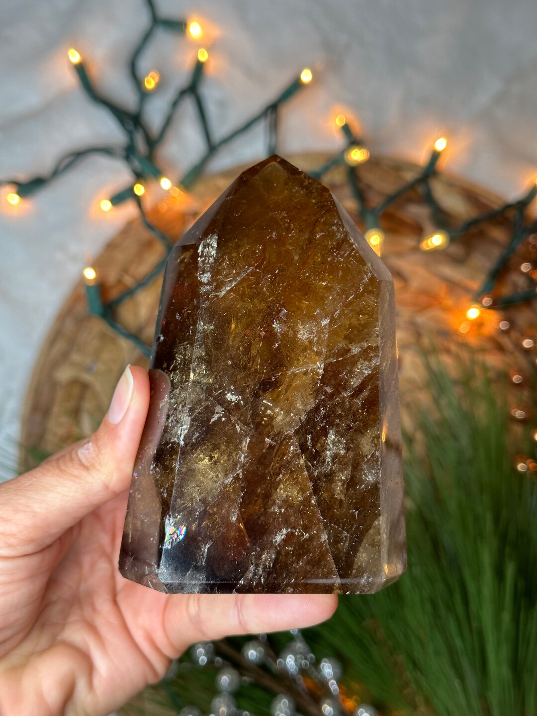 Epic Amber Citrine Tower From Brazil - Etsy