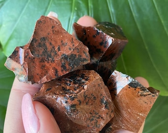 Mahogany Obsidian Rough | Etsy
