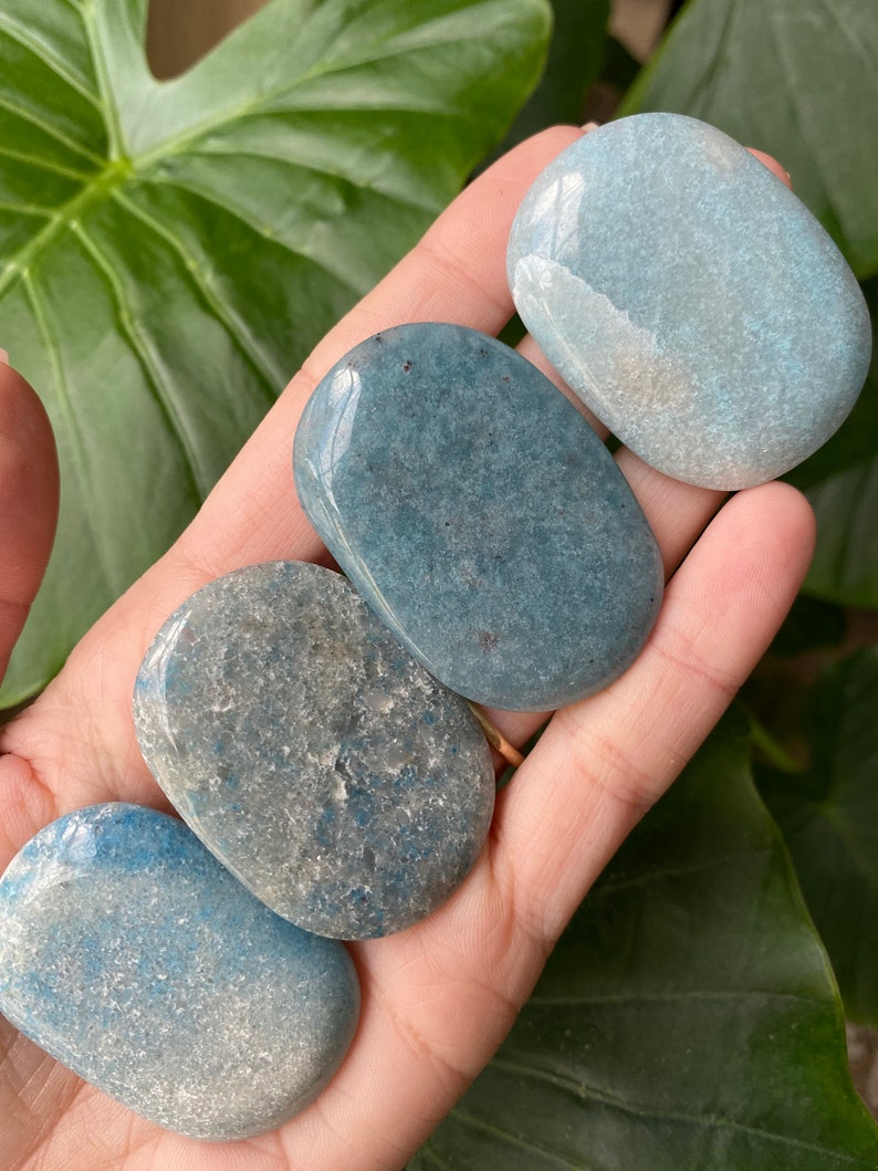 Troilite palmstone troillite trollite Trolleite blue | Etsy
