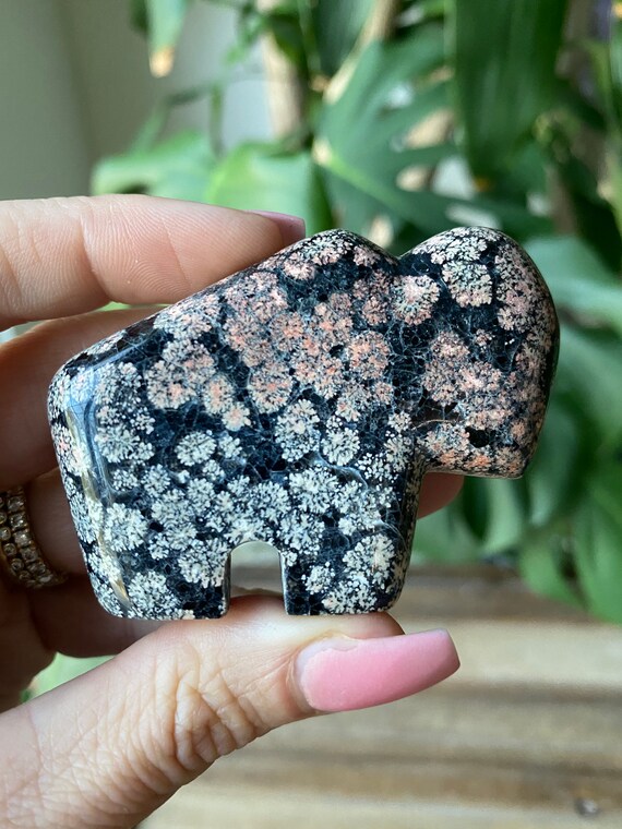 Flower Obsidian Fire Cracker Obsidian Red Snowflakeobsidian - Etsy