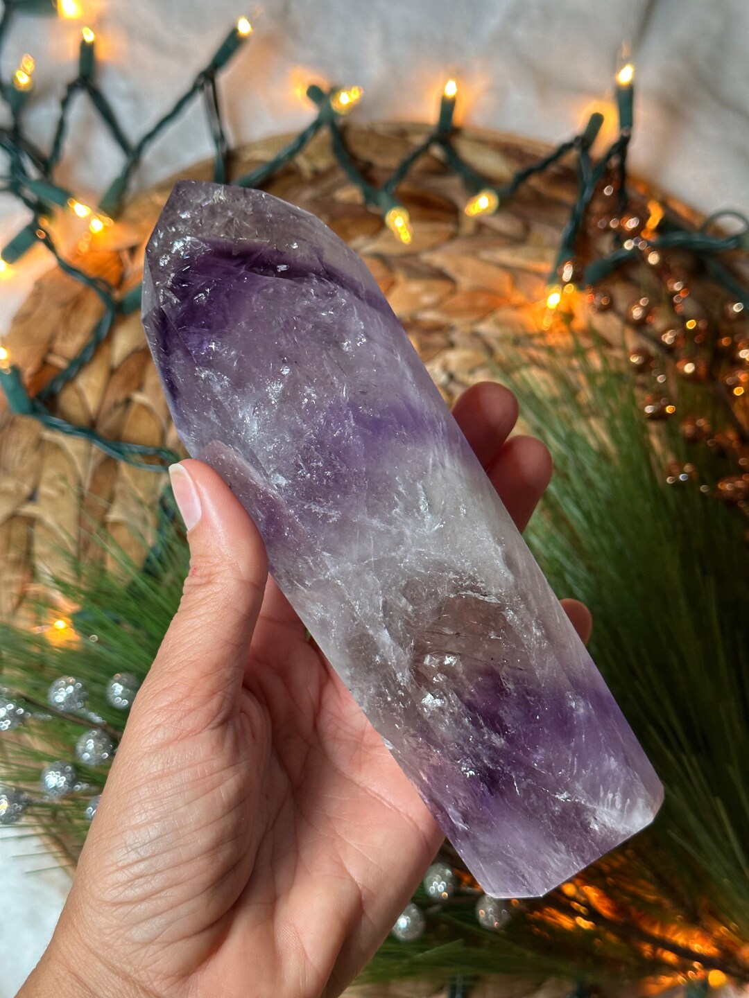 Phantom Amethyst Tower Crystals Skeletal Amethyst Phantom - Etsy