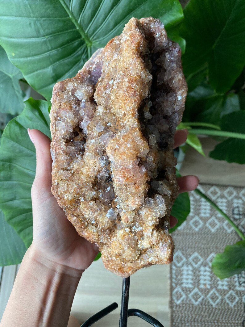 Pink Amethyst on a Stand Pink Amethyst Slab - Etsy