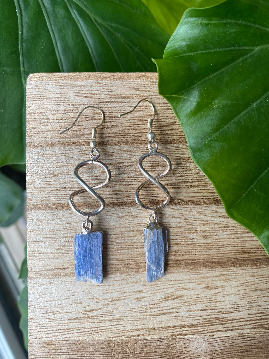 Crystal Earrings, Kyanite Earrings, Dangle, Gemstone - Etsy