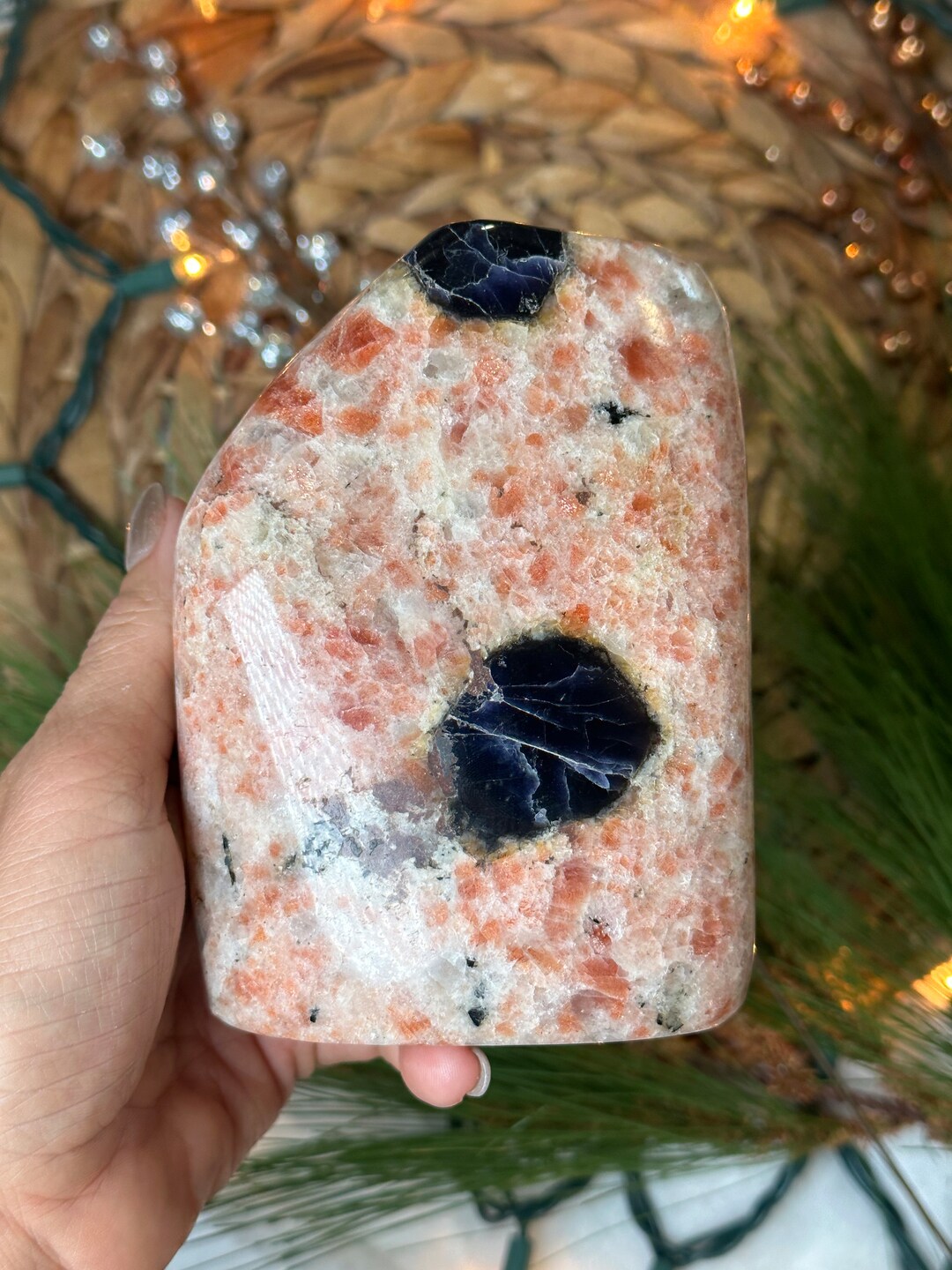 Rare Sunstone in Iolite Free Form, Bloodshot Iolite - Etsy