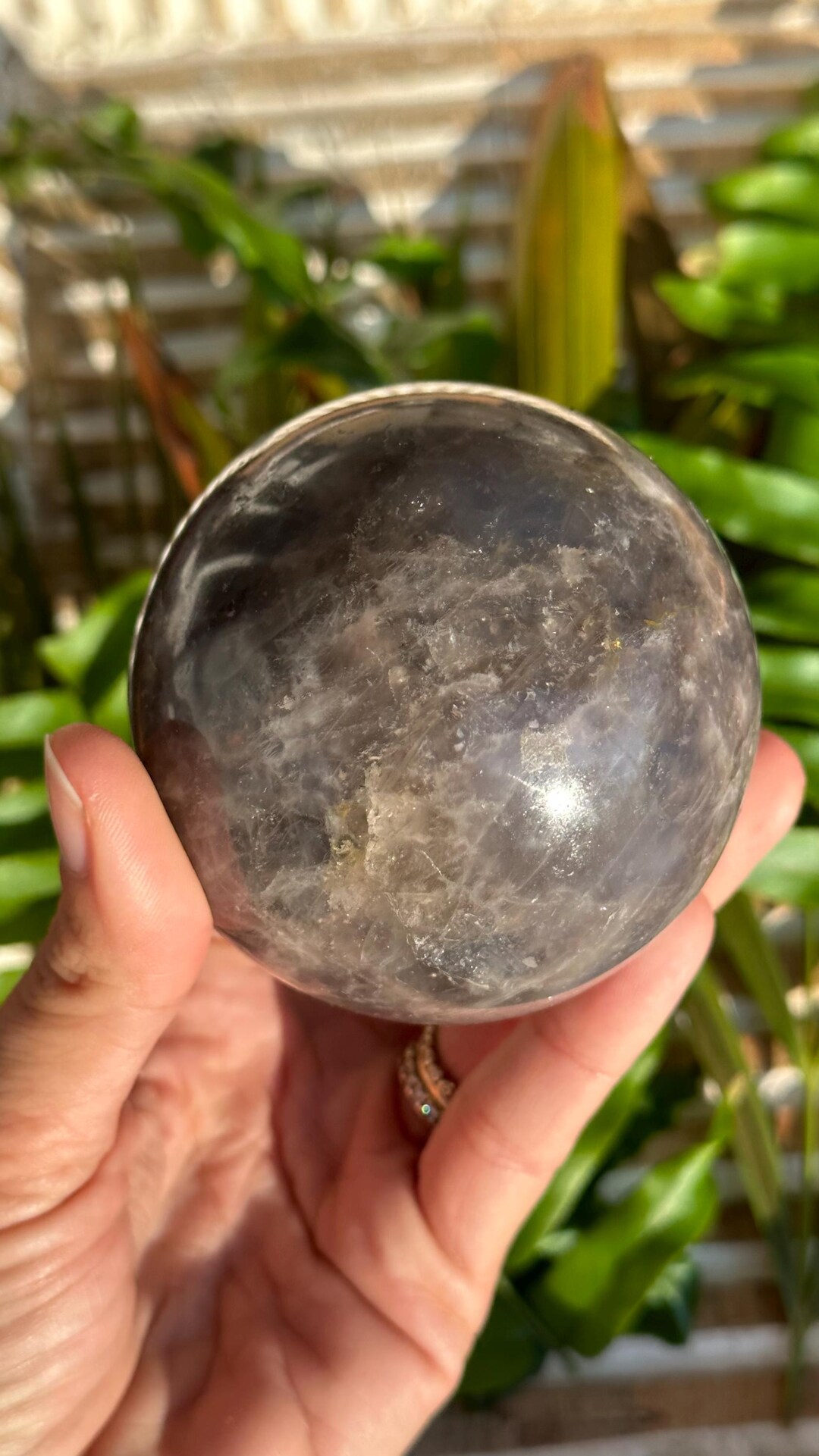 Blue Rose Quartz Sphere, Crystal Sphere, Rose Quartz Sphere, 75mm - Etsy