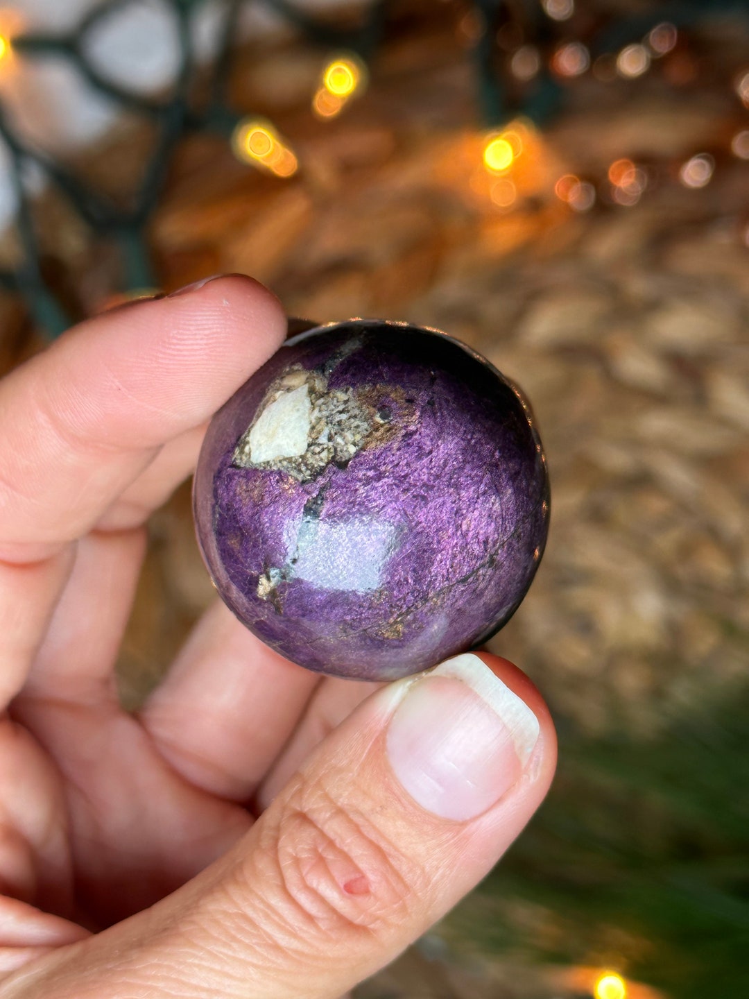 Purpurite Sphere - Etsy
