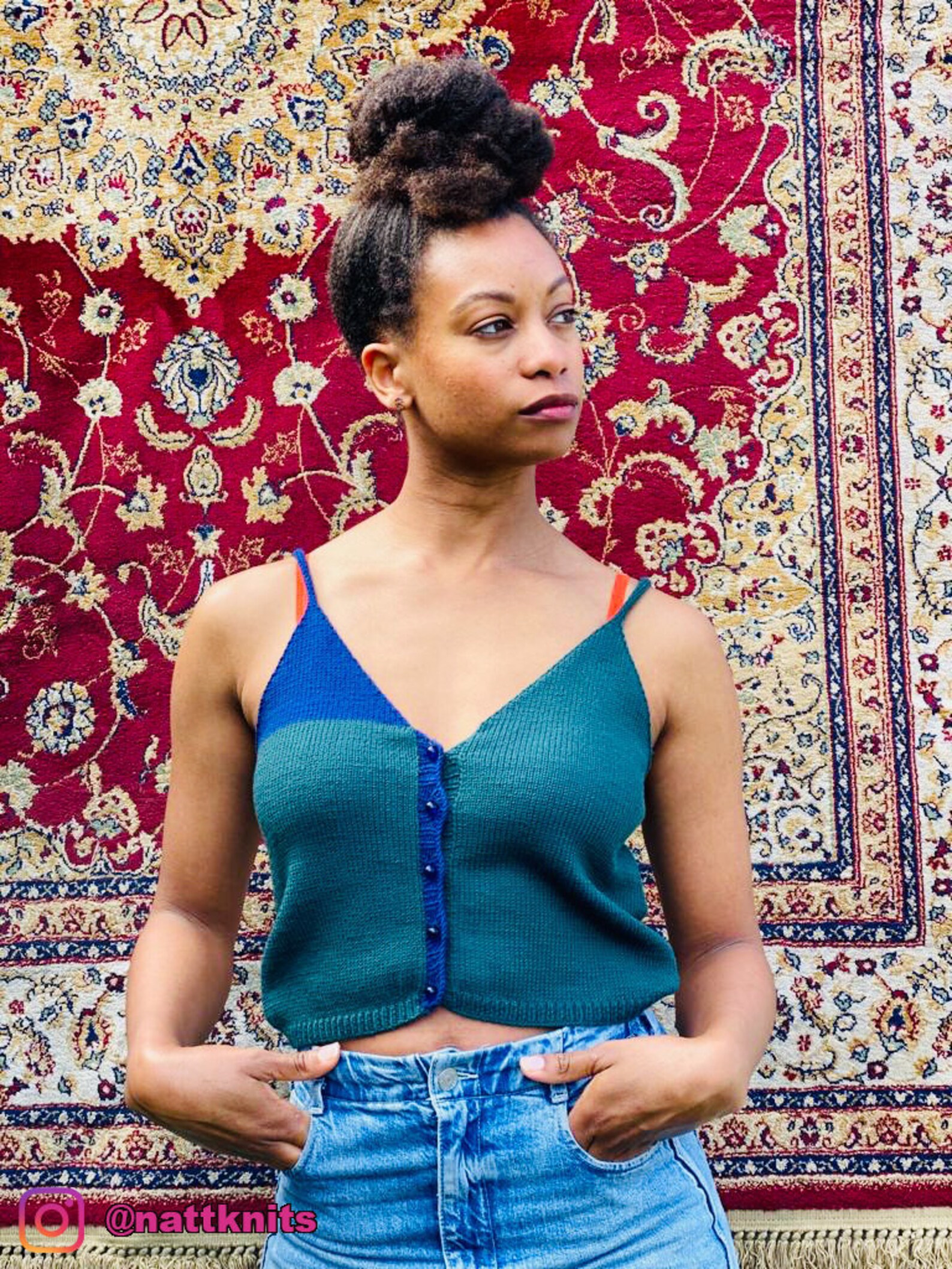 BASIC TANK TOP Knit Pattern | Etsy