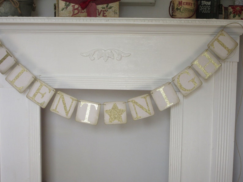 Christmas Banner Silent Night - Etsy