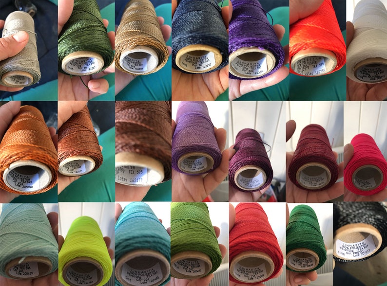 15 rollos de hilo encerado brasileño linhasita 170 metros cada - Etsy ...