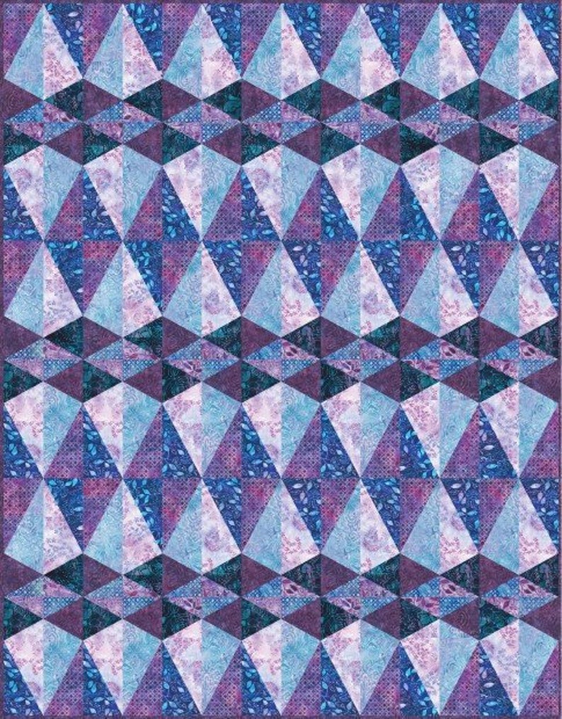 Euclid Avenue Quilt Kit Using Robert Kaufman Artisan Batiks in Purple ...