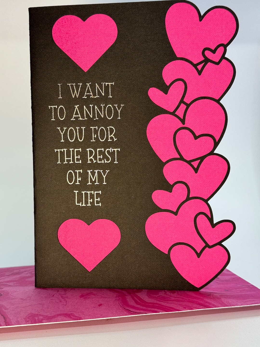 Beautiful Handmade 3D Valentines Day Card Crafted With Premium ...