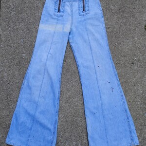 70s Wrangler Jeans - Vintage 1970s Double Front Zipper Denim Jeans ...