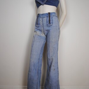 70s Wrangler Jeans - Vintage 1970s Double Front Zipper Denim Jeans ...